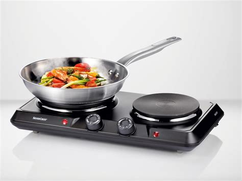 Kuchenka elektryczna z dwiema płytami grzewczymi Silverscrest Kitchen