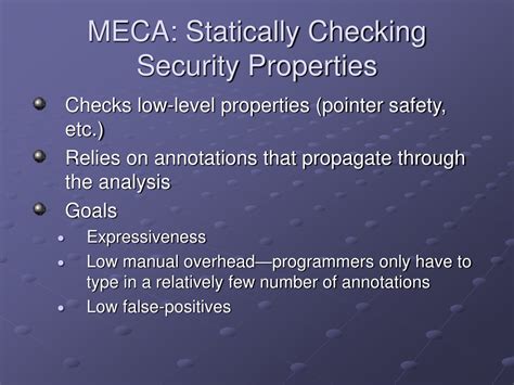 Ppt Static Code Checking Security And Concurrency Powerpoint