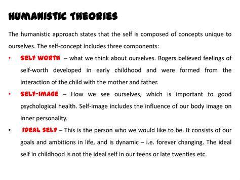 Humanistic Theories Pptx