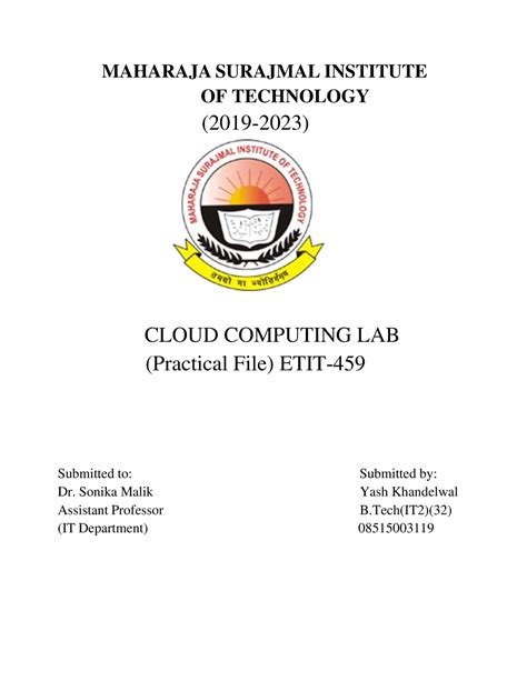 cloud computing practical file maharaja surajmal institute of
