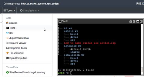 how to create a custom action message for ros actions the construct