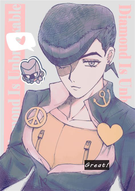 Hyeon 0613 Crazy Diamond Higashikata Josuke Stand Jojo Diamond Wa