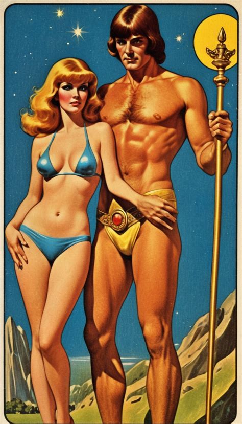 Vintage Pulp Art Of Couple Attraction Stable Diffusion Online