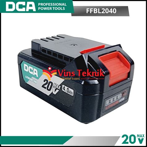 Jual BATERAI DCA 20V 4AH Lithium Baattery FFBL2040 BATERAI CORDLESS
