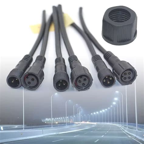 Line Waterproof Connector Line 2pin3pin4pin Cable Base Connector