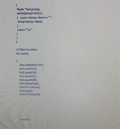Solved Part1 Stack Implementation Using Array In This Part