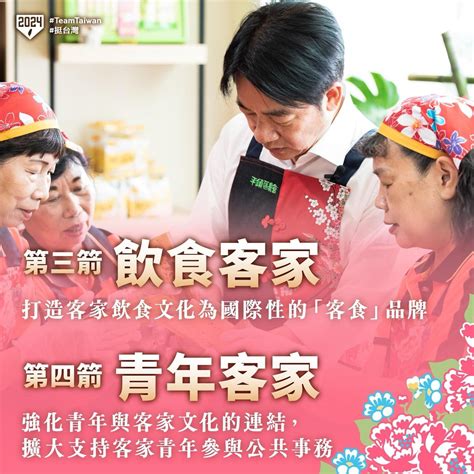 🏹 賴清德、蕭美琴｜客家政策六箭！第五箭《創生客家》擴大「客庄創生環境營造計畫」 第六箭《區域客家》持續推動「浪漫臺三線」的計畫 — 總統