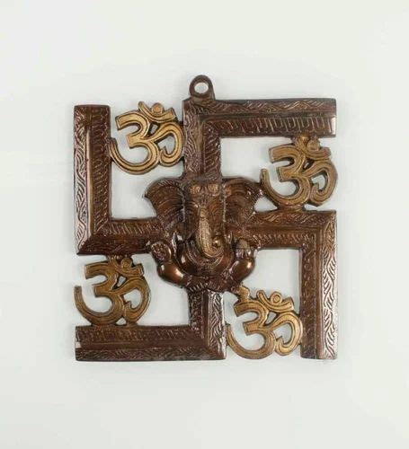 Brass Swastika Om Ganesha Wall Hanging At Best Price In Aligarh Id