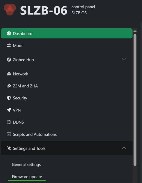 Slzb 06 Zigbee Firmware Update Won‘t Start Zigbee Home Assistant Community