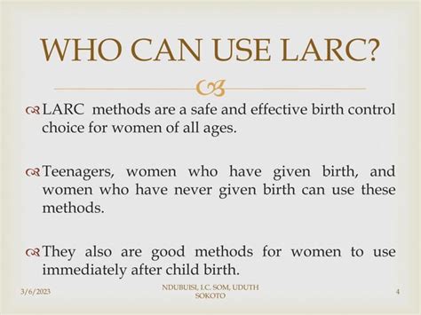 Long Acting Reversible Contraceptives Larcpptx