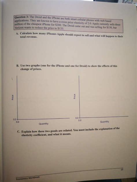 Solved Question 3 The Droid And The Iphone Are Both Smart Chegg