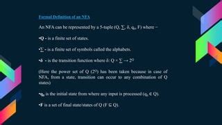 NFA And DFA PPTX Physics Science