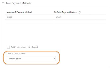 Configure Payment Method Mappings In Magento 2 Netsuite Integration