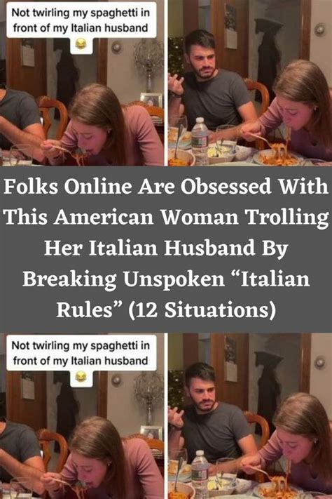 Folks Online Are Obsessed With This American Woman Trolling Her Italian Husband By Breaking
