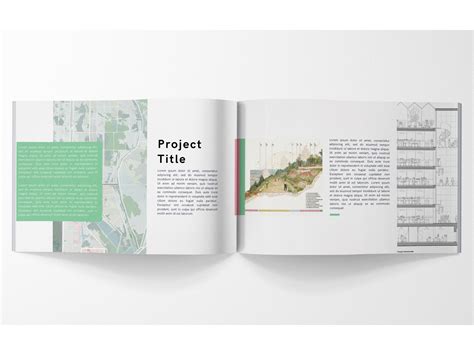 Architecture Minimalist Portfolio Template Canva Graduate School M Arch Application X