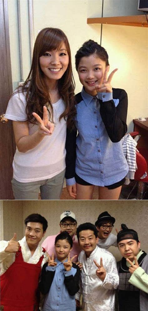 김유정 신보라 옆 소두인증 ‘개콘출연진과 단체컷 “팅커벨 같아”