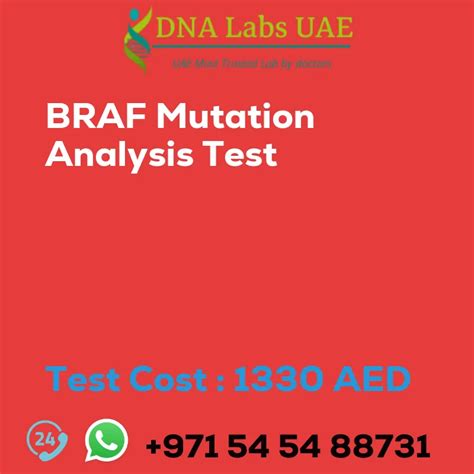 Braf Mutation Analysis Test Cost Dna Labs Uae