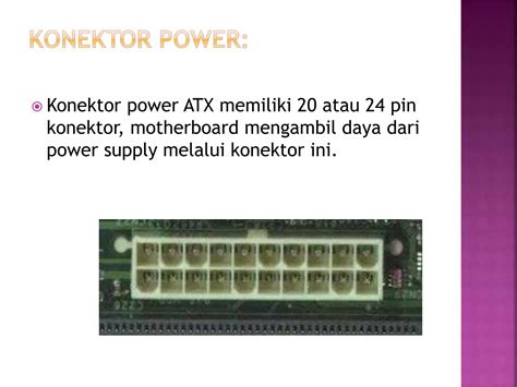 Bagian Bagian Motherboard Dan Kegunaannya Pptx