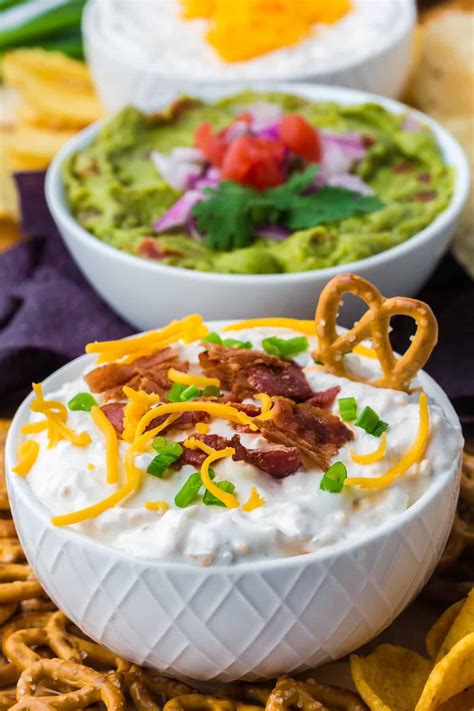 Loaded Baked Potato Dip Dash For Dinner