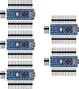AITRIP 5PCS For Arduino Mini Nano ATmega328P 5V 16M Micro Controller