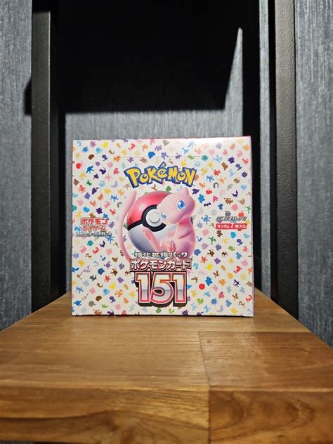 Ready Stocks Pokemon Tcg Card Jp Pokemon 151 Booster Box Misb