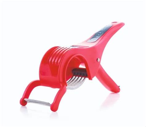 Red Plastic Twin Cutter With Peeler At ₹ 50 In Rajkot Id 2851785482530