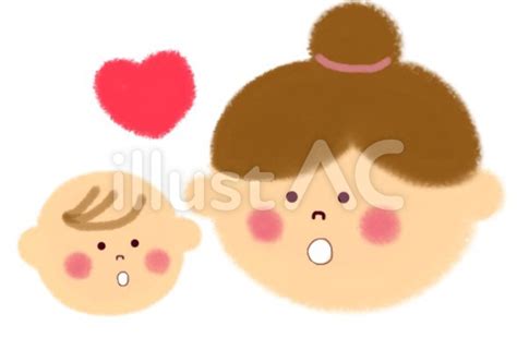 お母さんと赤ちゃんイラスト No 509922／無料イラストフリー素材なら「イラストac」