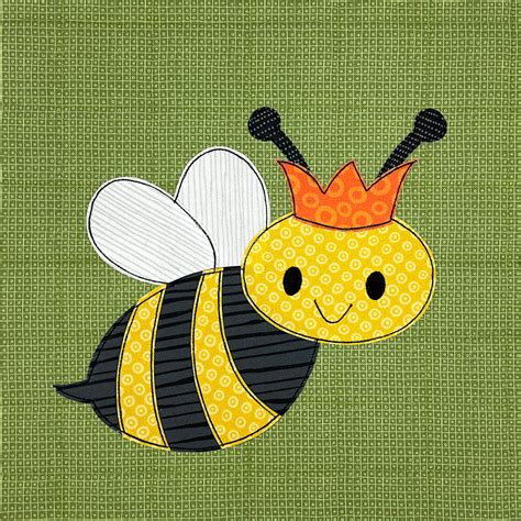 Bellamy Bee Applique Pattern Shiny Happy World