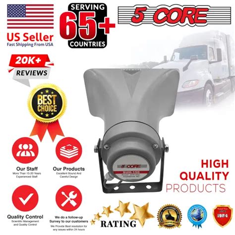 Dropship 5 Core Outdoor 6 X 10 PA Horn Rectangular Speaker 20 Watt