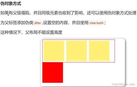css 清除浮动 csdn博客