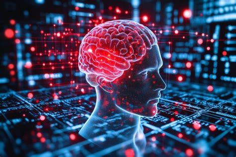 Neural Oscillation Signal Processing And Brainwave Synchronization Human Brain Overlayed On A