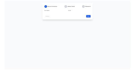 Multi Step Form Free React Tailwind Component