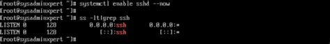 how to enable ssh service on rocky linux 8 or centos 8 sysadminxpert