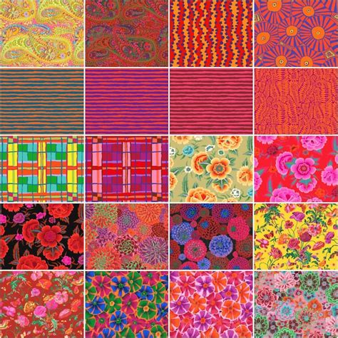 5 Charm Pack Kaffe Fassett Collective August 2022 Warm Etsy