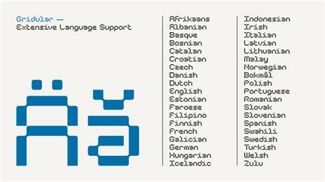 Gridular Font Fontesk