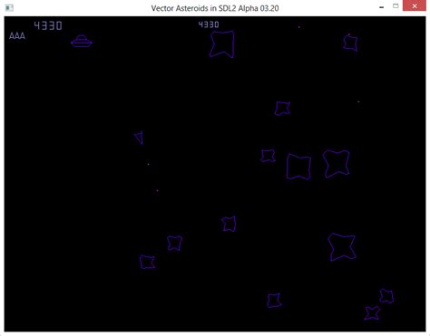 Panther Games Vector Asteroids