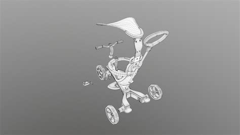 Globber Explorer Trike 3D Model - TurboSquid 1963474