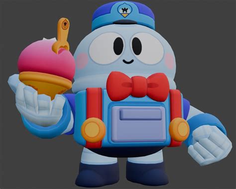 Lou Brawl Stars By Goatgamez Download Free Stl Model