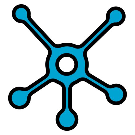 Atom Generic Color Lineal Color Icon