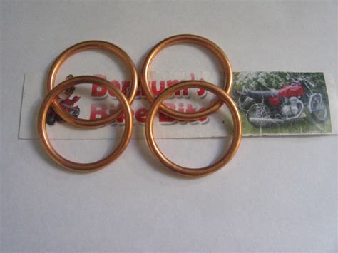 Honda Cb Cbr Cbf 600 Cb600 Cbr600 Copper Exhaust Gaskets Bertrums