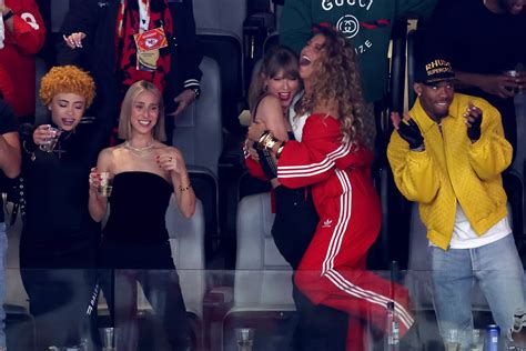 Taylor Swift Celebrates With Ice Spice Blake Lively And Keleigh Teller