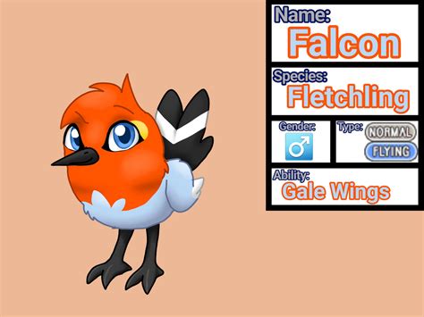 Pokemon Oc Falcon The Fletchling By Kumbathelion On Deviantart
