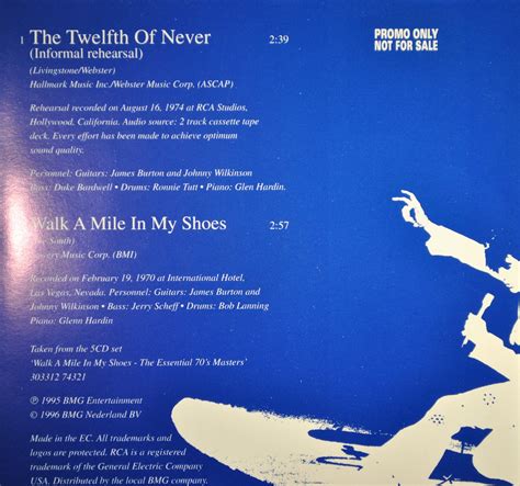 Elvis Presley The Twelfth Of Never Promo