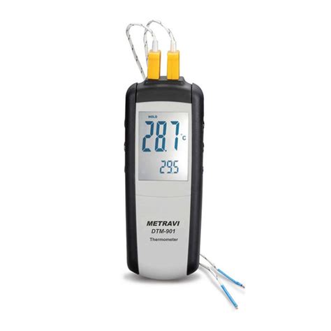 DTM 901 Dual Input Digital Thermometer Metravi Instruments