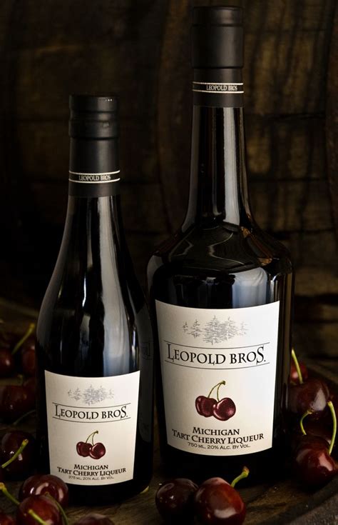 Leopold Bros Michigan Tart Cherry Liqueur 35 Cherry Liqueur