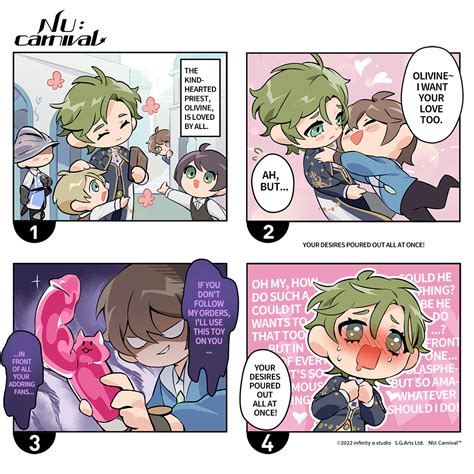 Rule 34 Comic Eiden Nu Carnival Male Male Male Male Only Nu Carnival Official Art Olivine