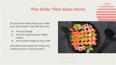 How To Make Sushi Art Google Slides PowerPoint