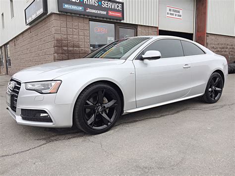 Audi A5 Rim Refinishing In Gloss Black Tirehaus New And Used Tires