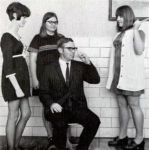 Mini Skirt In School With Male Teacher Of The 1970s ~ Vintage Everyday
