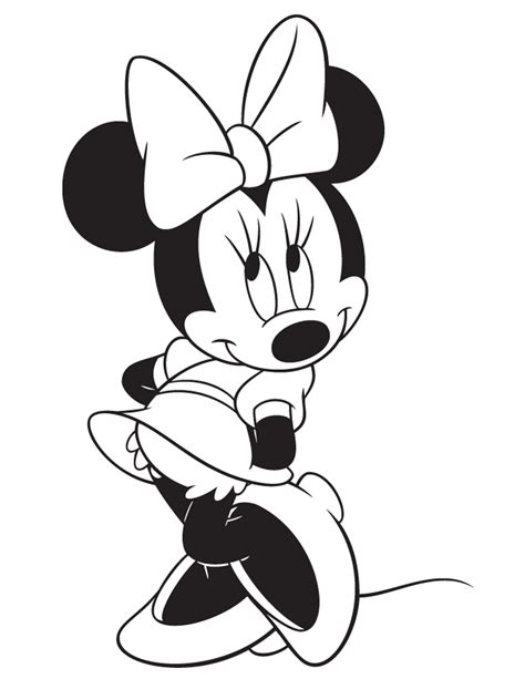 Desenhos Para Pintar Minnie BRAINCP